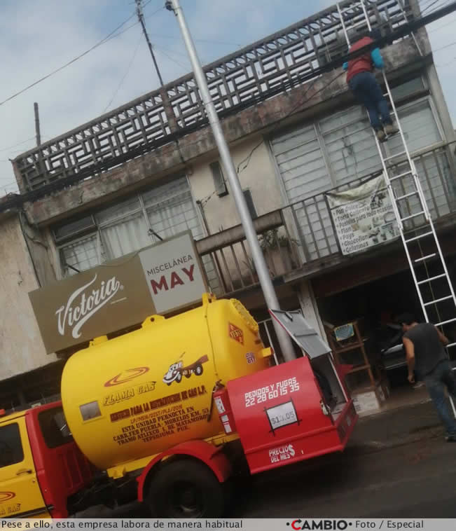 Centro de distribución de Flama Gas en Tepeojuma sigue laborando de manera habitual, pese a ...
