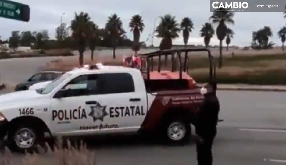 ¡Despiadado! Atropella a mujer y se da a la fuga en la Vía Atlixcáyotl