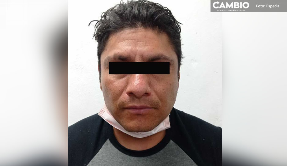 Detienen a 'El Sinaloa'; estaba a abordo de un auto robado en San Francisco Totimehuacán