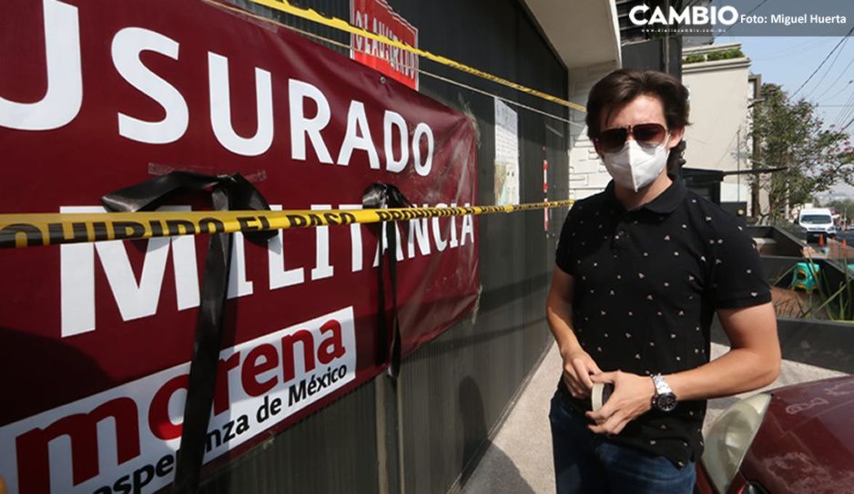 Colectivo fifí clausura simbólicamente sede de Morena; exigen cárcel ...