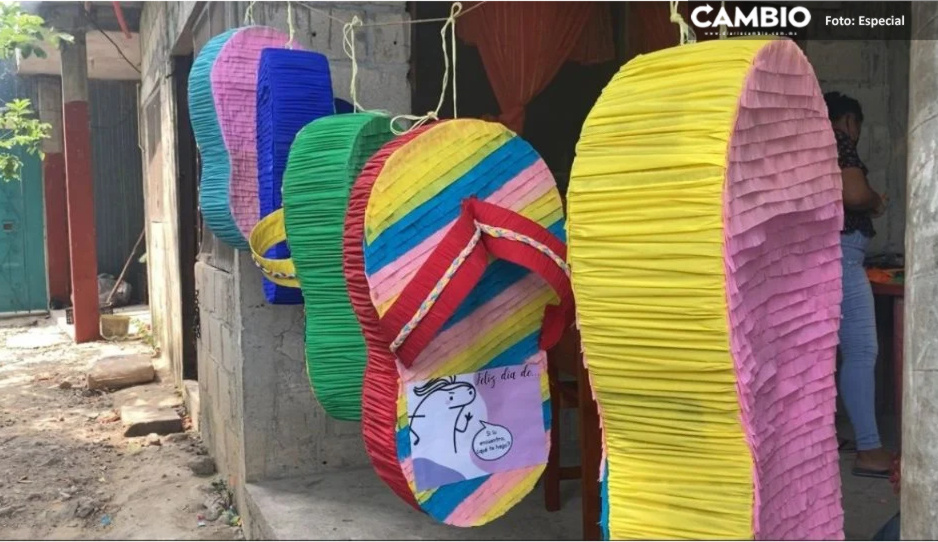 ¡El sueño de toda mamá! Llegó la chancla voladora en versión piñata