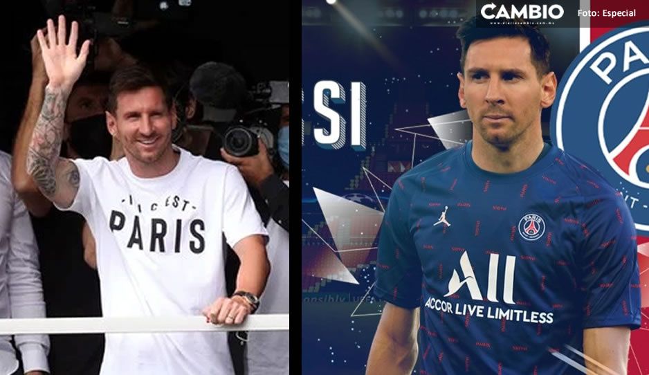 ¡Ya es oficial! Messi firma para dos temporadas en París Saint-Germain