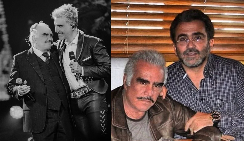 El Potrillo y Vicente Fernández Jr. lloran por su padre; esperan un ...