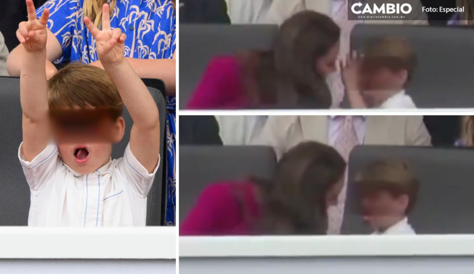 Príncipe Louis de cuatro años se viraliza por patalear y hacer ...