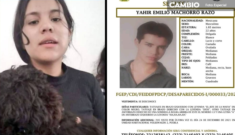 Nataly y Yahir se suman a los poblanos desaparecidos ¡ayúdalos a volver ...