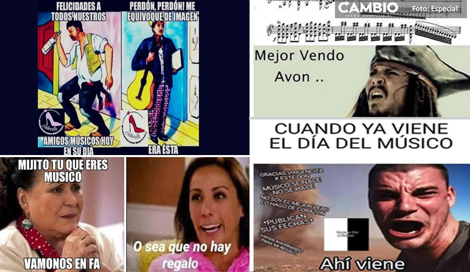 ¡Ay, Santa Cecilia! Lleven los MEMES por el día del músico