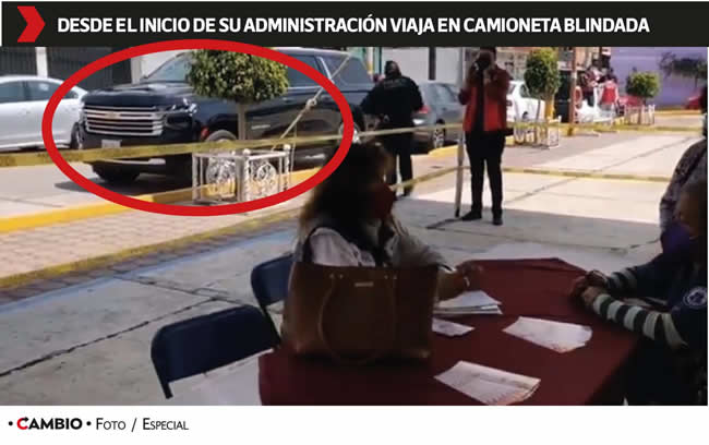 Norma Layón dice que no aumentó su seguridad, pero trae camioneta blindada y escoltas