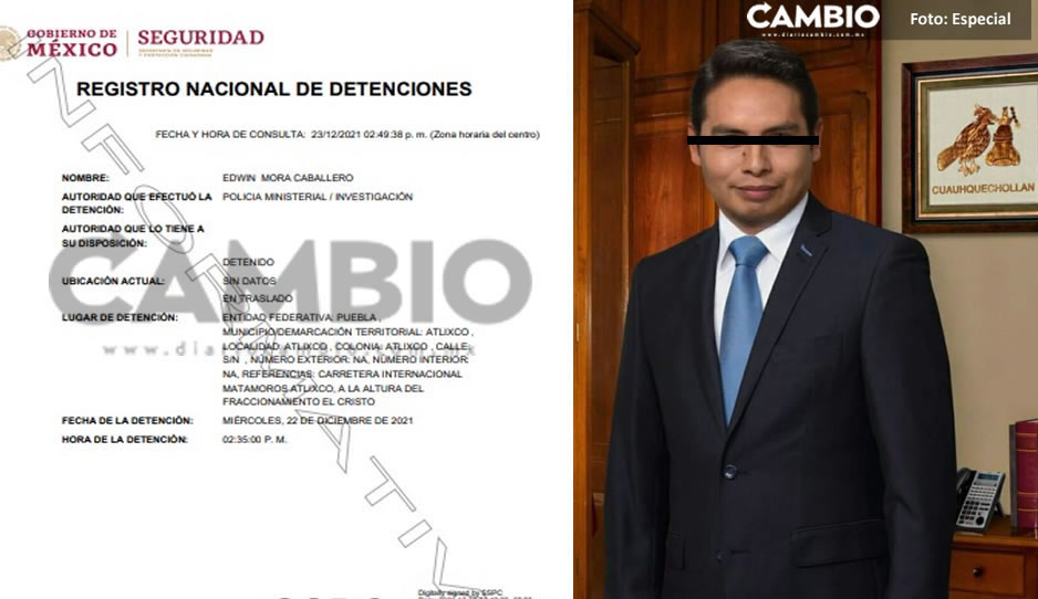 Liberan a Edwin Mora, ex acalde de Huaquechula