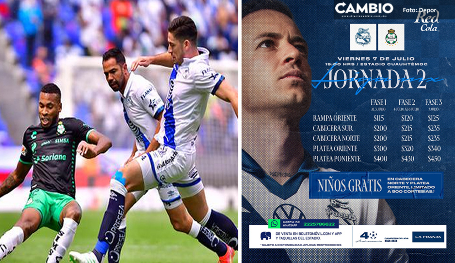 ¡Desde 115 pesos! Estos son los precios de boletos para el Club Puebla ...