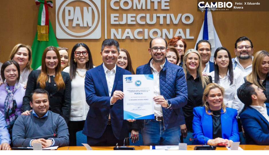 Recibe Lalo Rivera Constancia Como Candidato Del Pan A La Gubernatura