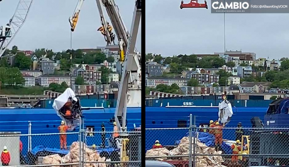 VIDEO: Estas son las primeras imágenes de los restos recuperados del ...