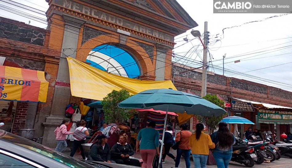 Comerciantes avalan remodelación del mercado de Texmelucan