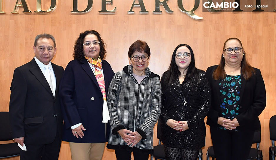 Acude Lilia Cedillo tercer informe de labores en la Facultad de Arquitectura BUAP