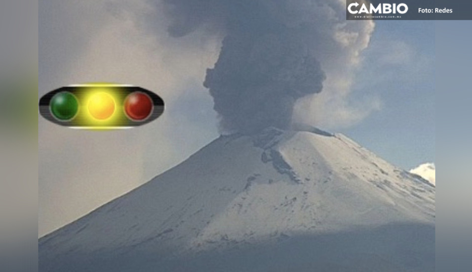 ¡Tranquilos! Cenapred mantiene el semáforo de alerta volcánica en ...