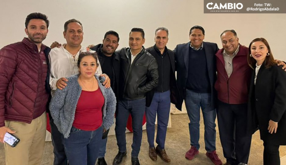 Aspirantes de Morena a la alcaldía de Puebla se reúnen; pactan unidad