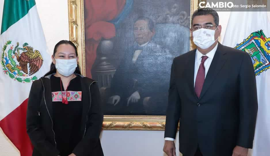 Sergio Salomón se reúne con titular de la Semarnat para mejorar calidad del aire en Puebla