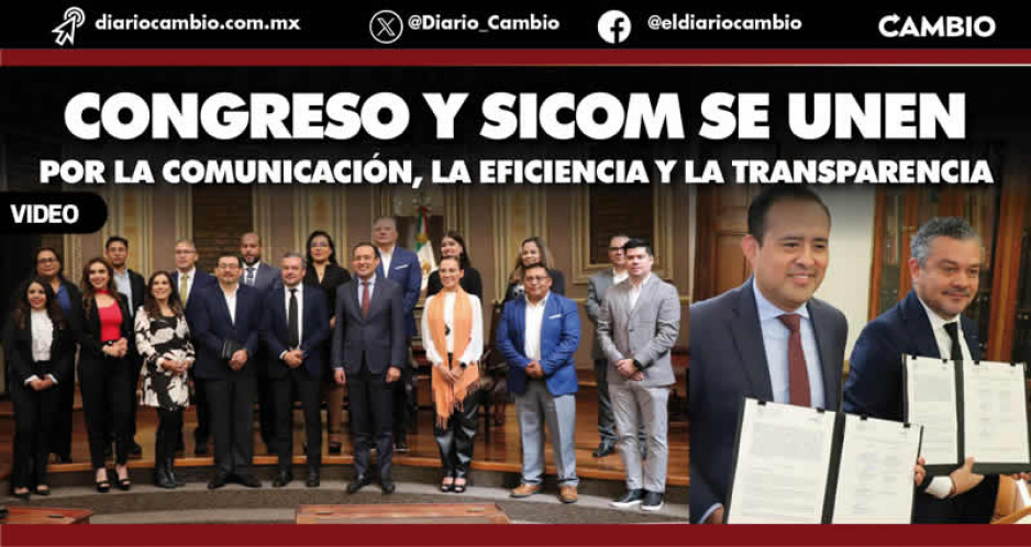 Congreso y SICOM firman convenio para lanzar nuevo canal legislativo