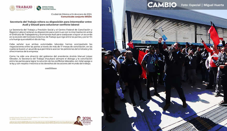 Secretaría Del Trabajo Federal Ofrece Mediar En Huelga De Audi
