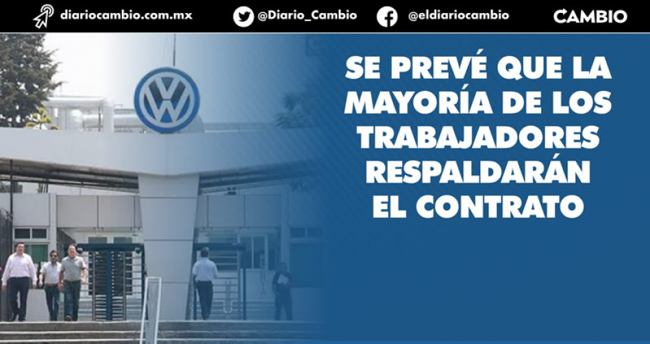 Hoy se vota legitimación de CCT en Volkswagen, se prevé su aprobación