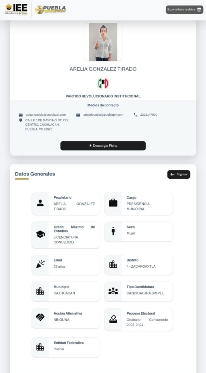 Confirma PRI candidatura de Arelia González en Caxhuacan; boletas ...